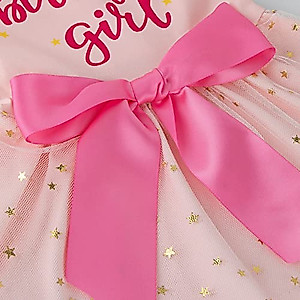 Dog Dresses for Small Dogs Girls - Birthday Pet Skirt Costume Outfit Cat Clothes with Bowknot(Small,Red)