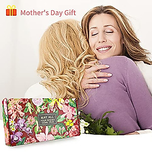 Gifts for Mom 8 Pack Scented Candles Gifts Set for Women, Aromatherapy Candles for Home, Soy Wax Portable Lid Tin Large 4.4oz Mothers Gifts, Spring Gifts, Romantic Gifts for her, Yoga Candles