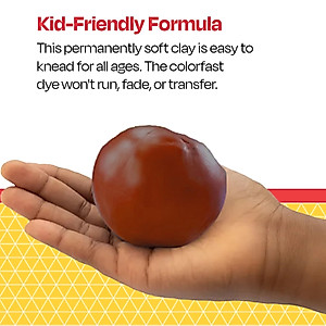 School Smart Modeling Clay, Terra Cotta, 1 Pound