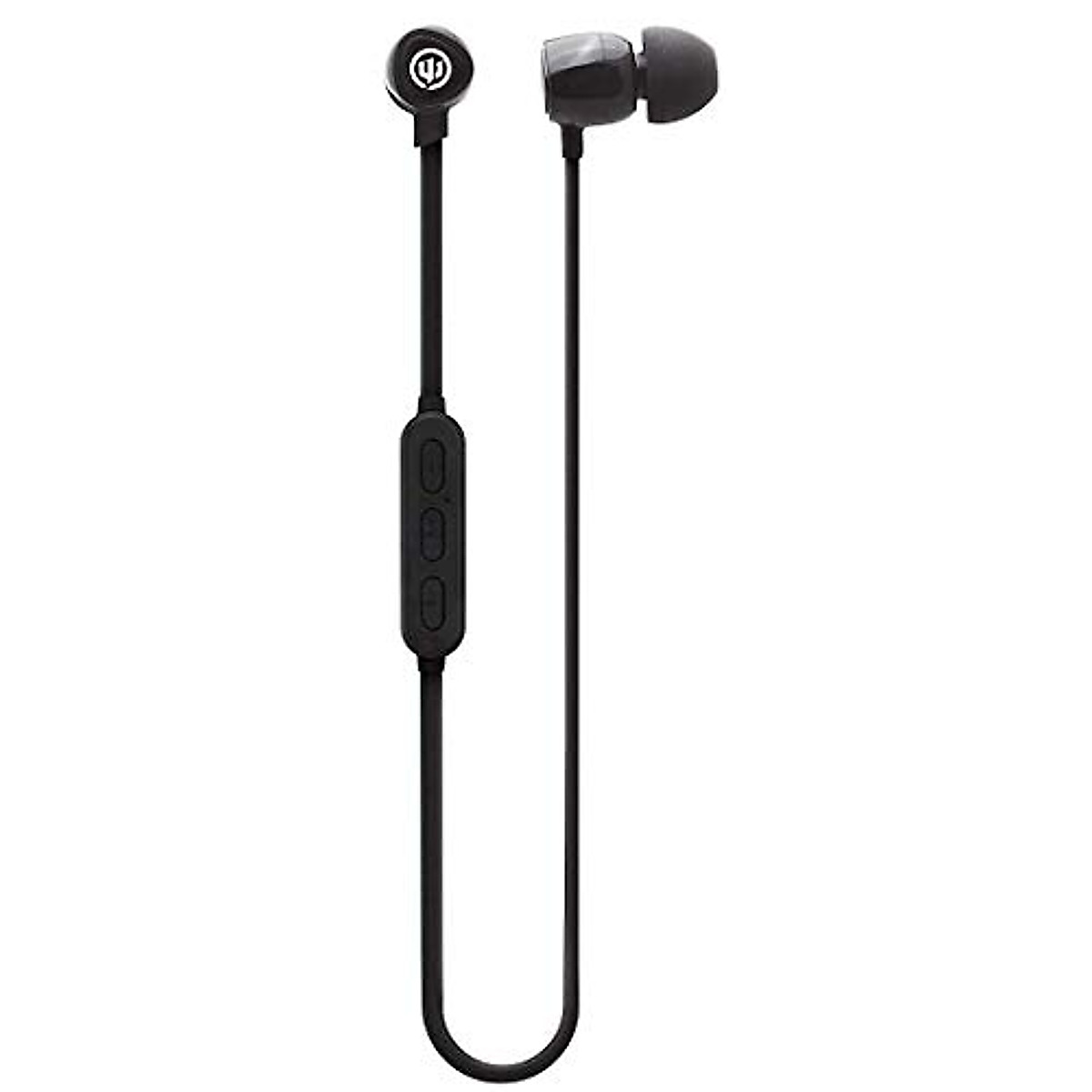 Wicked Audio Omen Wireless — Bluetooth Earbuds with Microphone and Track Control — Wireless Earbuds, Noise Isolating, in Ear Headphones — Black