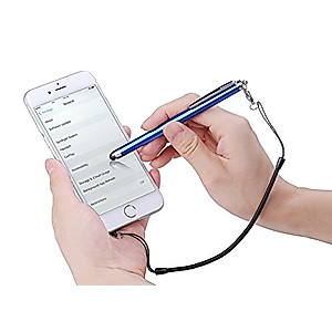 Stylus Pens for Touch Screens iPad iPhone Kindle Fire (Pink/Purple/Aqua Blue)