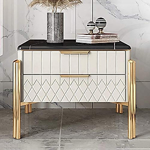 EDOSSA Bedside Table Nightstands for Bedroom Furniture Bedside Table Living Room Small Corner Cabinet Simple Modern Storage Cabinet Locker Bedside Table