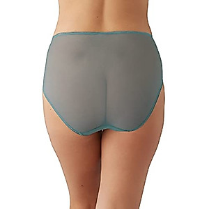 Wacoal Women's Evocative Edge Hi Cut Brief Panty, Sagebrush, X-Large