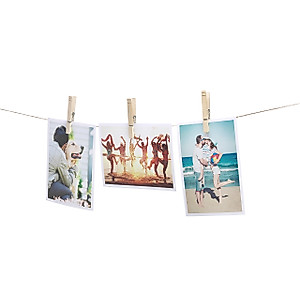 Whitmor Wood Natural Clothespins, S/100