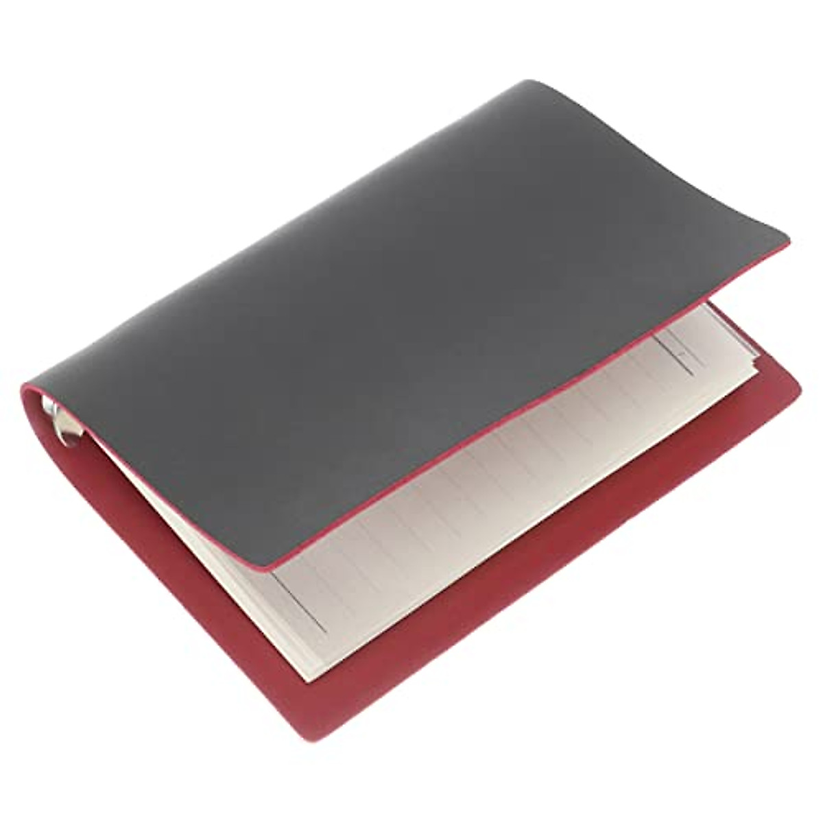 Ciieeo 5 Sets vintage diary hard cover notebooks diary sketchbook field notes sketchbook diary planner refillable diary notebook business card pocket binders Metal ring office Adhesive