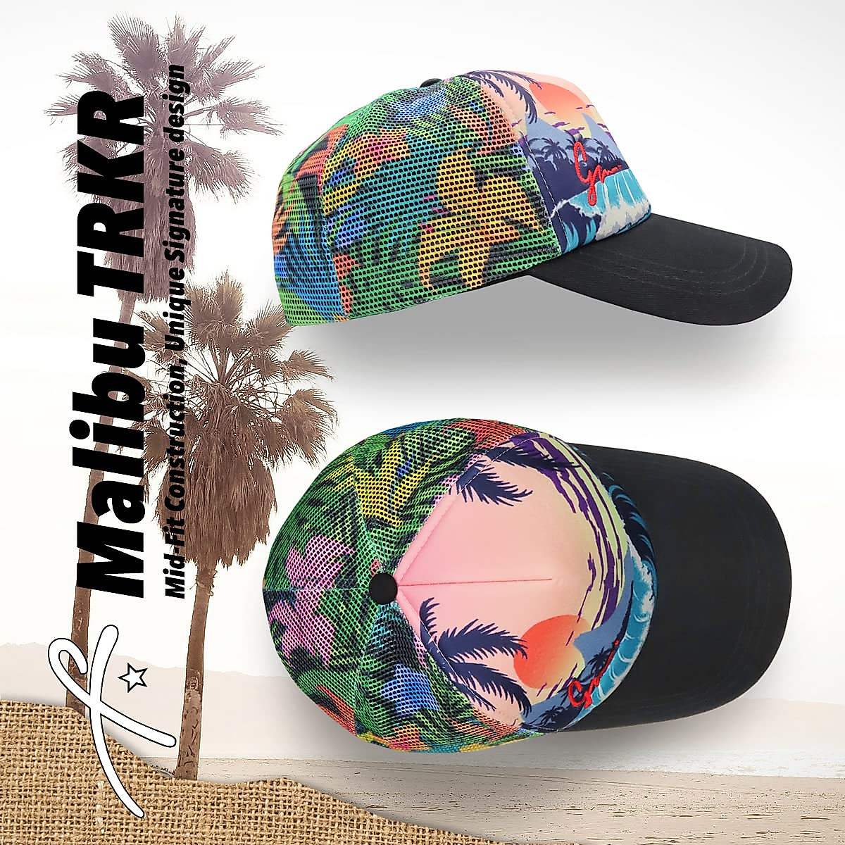 Grace Folly 5 Panel Foam- USA (Island Beach)