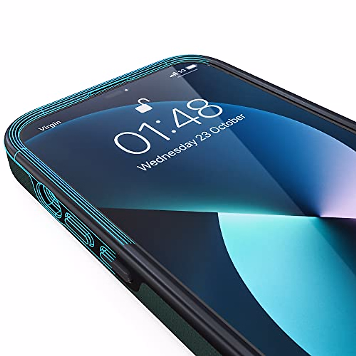 Crave Dual Guard for iPhone 14 Pro Max Case, Shockproof Protection Dual Layer Case for Apple iPhone 14 Pro Max (6.7") - Forest Green