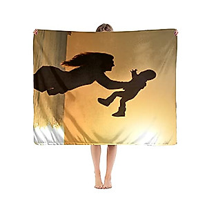 Custom Blanket Personalized Blanket with Photos Text Customized Picture Blanket for Adults Kids Mom Fathers Birthday Christmas Halloween Valentines Day Gift,Photos Collage,1 Photo Collage 60''x50''