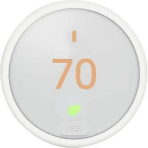 Google Nest Thermostat E - Programmable Smart Thermostat for Home - 3rd Generation Nest Thermostat - Works with Alexa,White