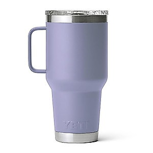 YETI Rambler 30 oz Travel Mug, Stainless Steel, Vacuum Insulated with Stronghold Lid, Cosmic Lilac