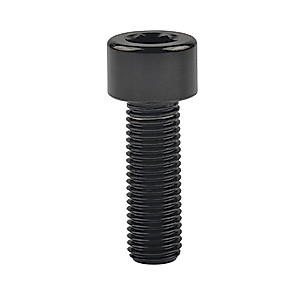 Wanyifa Titanium Cap Allen Socket Head Bolts M10 20 25 30 35 40 45 50 55 60mm Screw Pack of 4 (M10x30mm Pitch 1.5mm, Black)