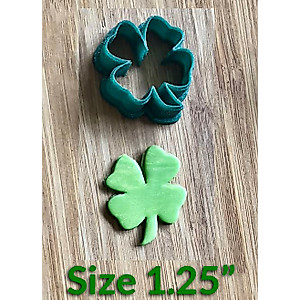Four Leaf Clover set of 6 Shapes Clay Cutters St. Patrick's Day/Jewelry Tools/Earring Making/Polymer Clay Tools/USA/Necklace Making