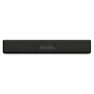 Seagate Backup Plus Slim STHN2000400 2 TB Portable Hard Drive - External - Black