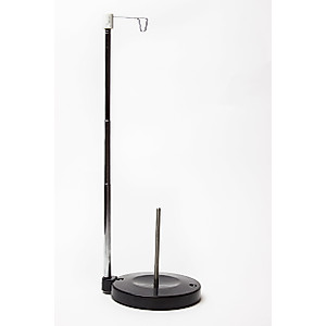 Embroidex Adjustable Single Thread Spool Holder – Stand Alone Embroidery, Sewing or Quilting Thread Holder or Stand – Ensures Smoother Feed = Heavy Plastic Base