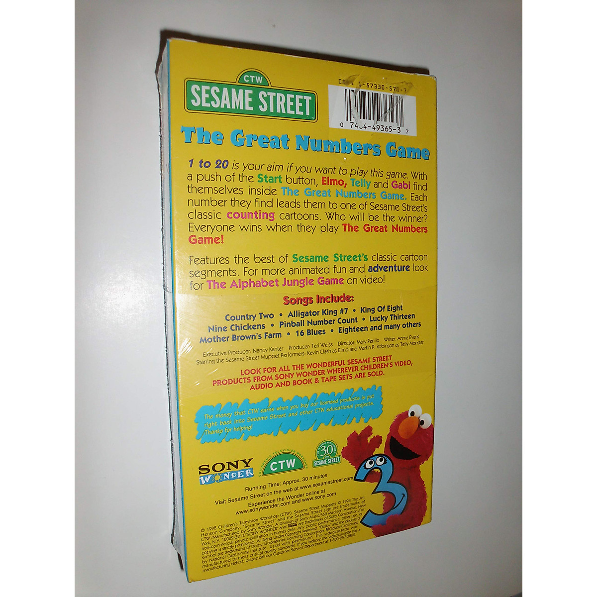 Sesame Street - The Great Numbers Game [VHS]