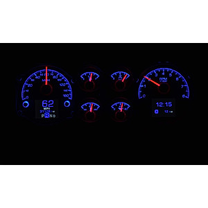 Dakota Digital 78-88 Chevy Monte Carlo Customizable Gauge Kit Black HDX-78C-MC-K