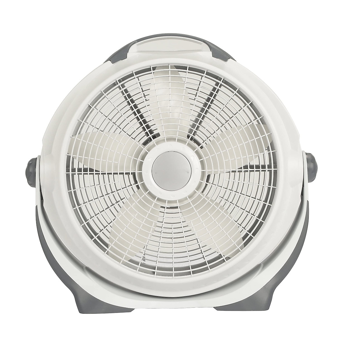 20" Air Circulator Wind Machine, 3-Speed Floor Fan with Pivoting Head, A20301, Gray