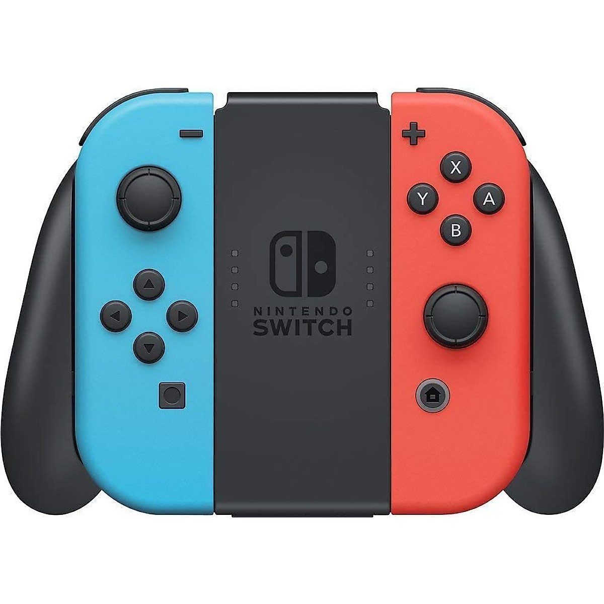 Nintendo Newest Switch with Neon Blue and Neon Red Joy-Con - 6.2" Touchscreen LCD Display, 802.11AC WiFi, Bluetooth 4.1 - AllyFlex 128GB MemoryCard