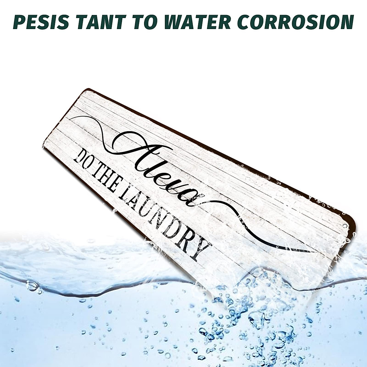 CIVOTIL Laundry Sign, Sarcastic Laundry Decor, Funny Laundry Room Decor, Laundry Signs For Laundry Room Decor, Alexa Do The Laundry, 4"x16"