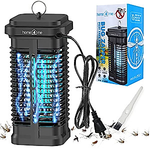 Home4me Bug Zapper Indoor and Outdoor 20W, Electric Mosquito Zapper 4200V, Mosquito Killer, Waterproof Mosquito Trap Outdoor, Mosquito Lamp, Electronic Insect Fly Zapper for Home Backyard Patio