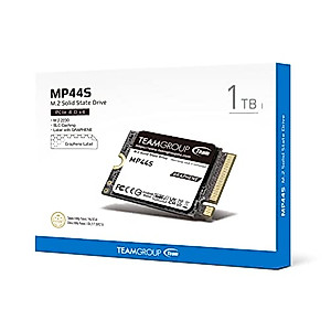 TEAMGROUP MP44S SSD 1TB SLC Cache Gen 4x4 M.2 2230 PCIe 4.0 NVMe Steam Deck ASUS ROG Ally Mini PCs R/W Speed up to 5000/3500 MB/s TM5FF3001T0C101