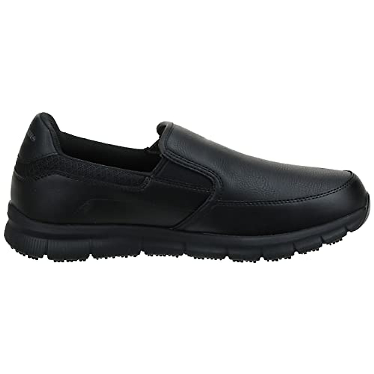 Skechers Men's Nampa-Groton Food Service Shoe, Black, 8.5 Wide