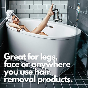 The Razor Free Shaver, No Blade for the Closest Shave with Hair Removal Depilatory Creams and Powders