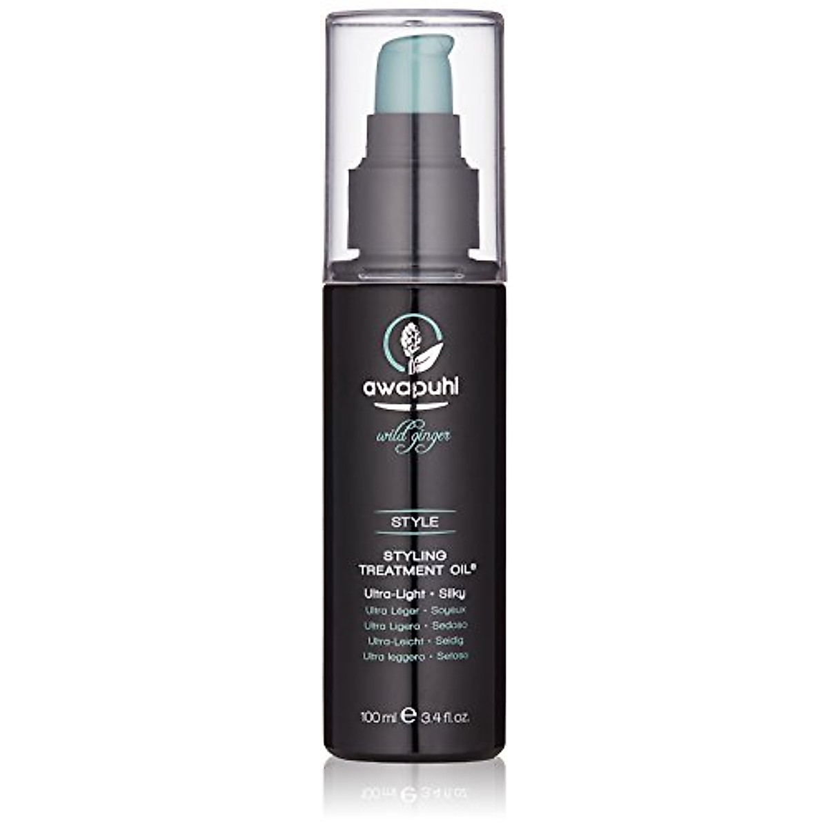 Paul Mitchell Awapuhi Wild Ginger Styling Treatment Oil, Dry-Touch, Leave-In Formula, For All Hair Types, 3.4 fl. oz