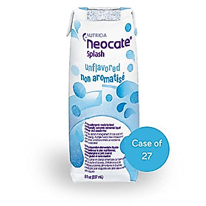 Neocate Splash - Ready-to-Feed Hypoallergenic Amino Acid-Based Toddler and Junior Formula - Unflavored - 8 Fl Oz Box (Case of 27)