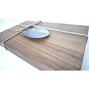 Walnut Solid Wood Cutting Board. Premium. Luxury Style. Handcrafted in Chicago. Butcher Block Style. Made in USA. Oiled & Ready for Use! 8"x5"x3/4"