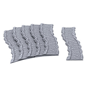 Modular Waterways, 3D Printed Tabletop RPG Scenery and Wargame Terrain for 28mm Miniatures