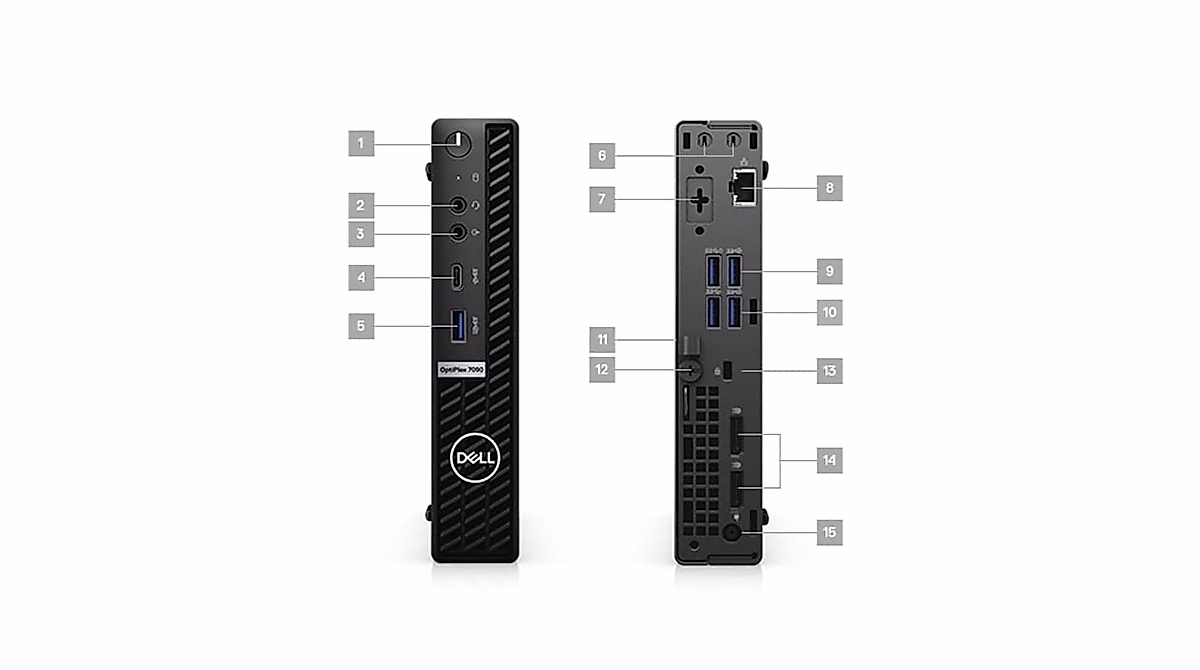 Dell Optiplex 7090 Micro Desktop with Core i7 - Fast, Compact PC