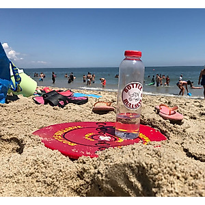 BOTTLE-BULLSEYE™ Game. Official Game Kit. Fun Family Game. Play Indoors or Outdoors. Made in The USA. Great for Family Game Night, Parties, picnics, Camping, Tailgating. Durable Target & Bottles!