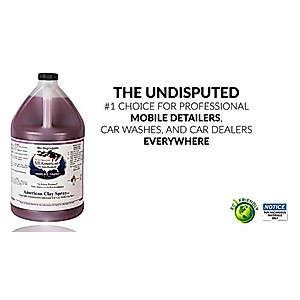 All American Car Care Products American Clay Spray Premium Automotive Clay Bar Lube Leaves a Smooth as Glass Feel (1 Gallon)