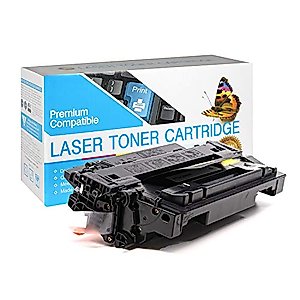 MS Imaging Supply Toner Replacement Compatible with HP CE255A, 55A, Works with: P3011, P3015, P3015D, P3015DN, P3015X, Laserjet Enterprise 500, MFP M525; Laserjet Pro M521 (Black)