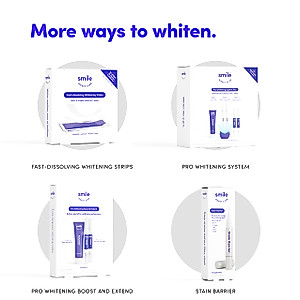 SmileDirectClub Teeth Whitening Kit - 8 1.4ml Gel Pens - Professional Strength Hydrogen Peroxide - Pain Free and Enamel Safe - Up to 9 Shades Whiter in 1 Week