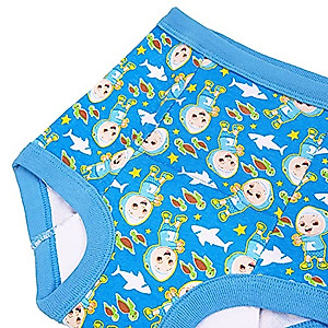Coco Melon Unisex Baby Amazon Exclusive 10-pk Potty Pants With Stickers Success Tracking Chart And Toddler Training Underwear, 10-pack Cocomelon Blue, 2T US