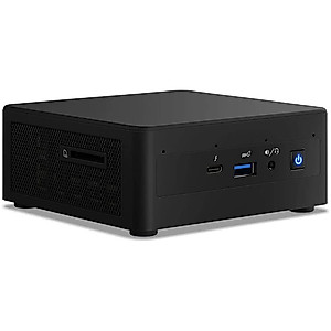 Intel NUC BXNUC9i5QNX1 Home & Business Mini Desktop i5-9300H 4-Core 2.40GHz, 16GB RAM, 128GB PCIe SSD, UHD 630, WiFi 6, BT 5.2, HDMI, USB 3.1, SD Card, Win 10P w/Hub