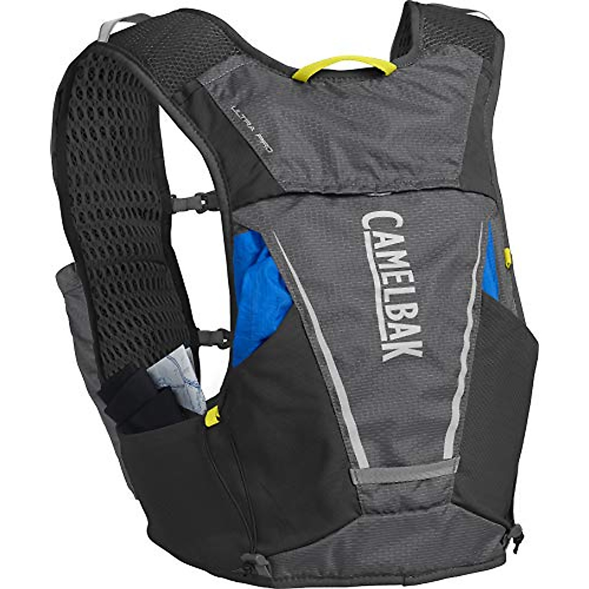 CamelBak Ultra Pro Hydration Vest 34 oz, Graphite/Sulphur Spring, M