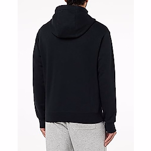 Nike Men's Sportswear Club Fleece Full Zip Hoodie, Fleece Zip-Up Hoodie Men, Black/Black/White, M