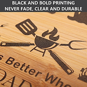 Popular Grandpa Gifts, Cutting Board Gift for Grandfather, Cute Grandpa Gifts from Grandchild, Grandpa Gift for Father's Day or Birthday