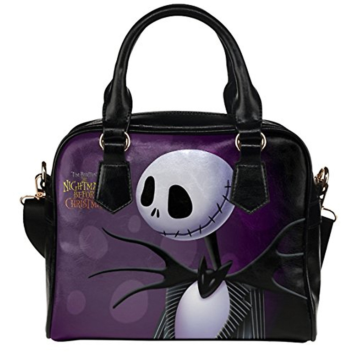 Fashion Shoulder Handbag Crossbody Bags with Jack Skellington Print