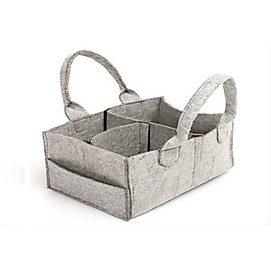 Baby Diaper Caddy – Nursery Organizer – Diapers baby wipes Organizer – Storage Caddy - newborn Storage baby diaper Organizer - Easily portable diaper organizer - baby care bag