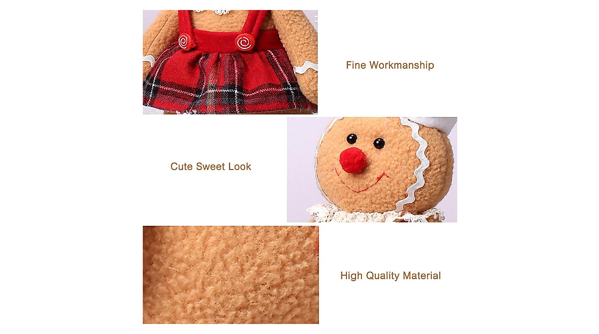 Gingerbread Plush Toys - Festive Christmas Decor & Gifts