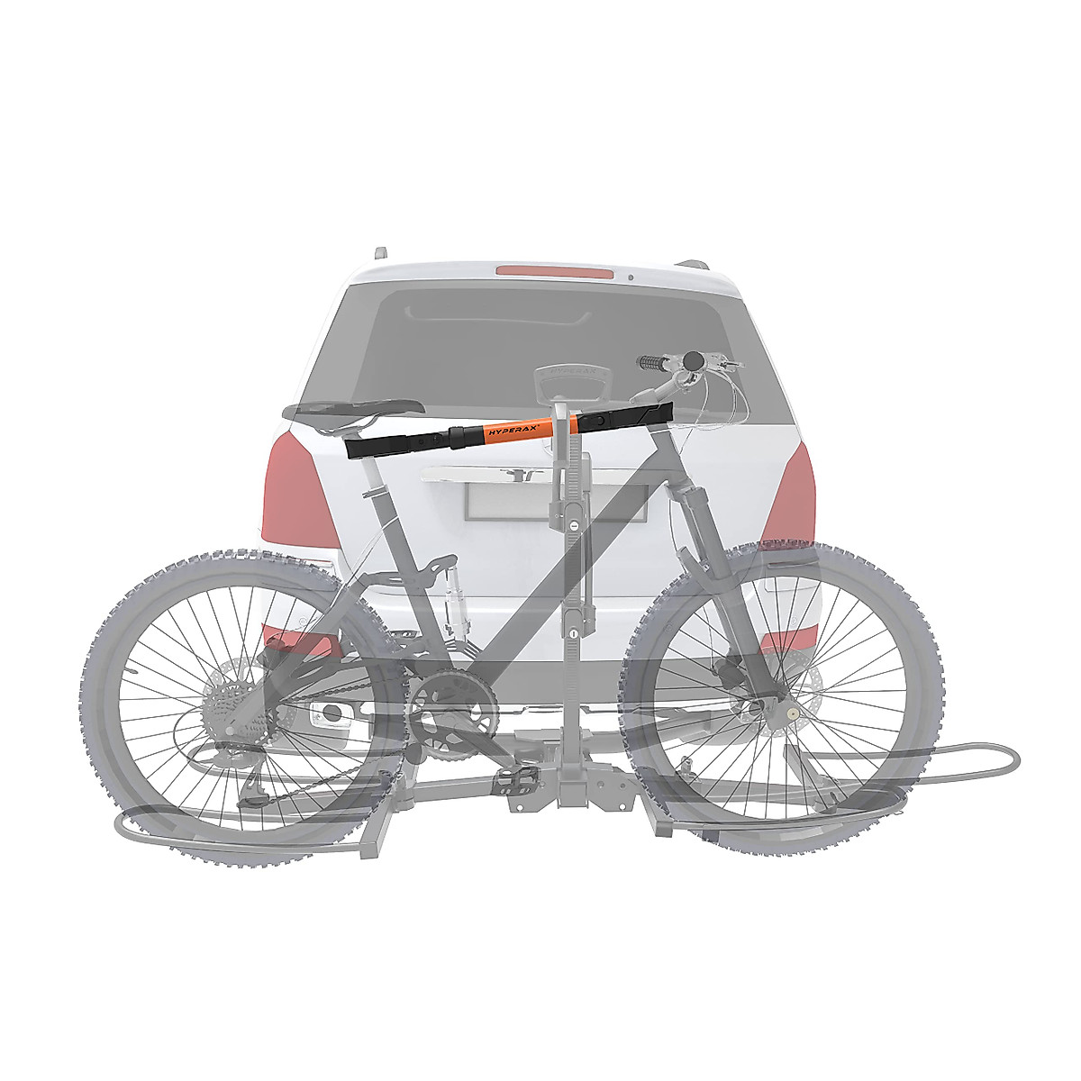 Hyperax Adapter Fits Up to 70lbs for E Bike Hitch Platform Rack, Perfect for LECTRIC, RAD Power, AVENTON, and Other Step Thru or Folding E Bikes.