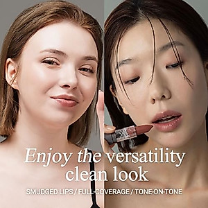 YULIP Lipstick - Korean Makeup, Organic, Clean Beauty, Paraben-Free, Natural Lipstick, Fragrance-Free, Moisturizing and Revitalizing Lipstick - Iconic