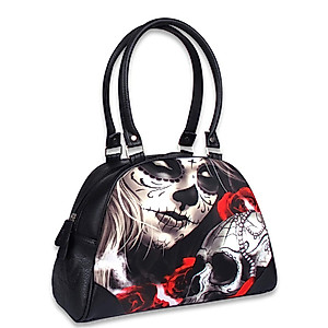 Liquorbrand Bowling Bag Women's Purse Eternal Bliss (Black/Black)