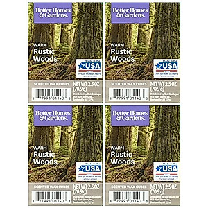 Better Homes and Gardens Warm Rustic Woods Wax Cubes - 4-Pack