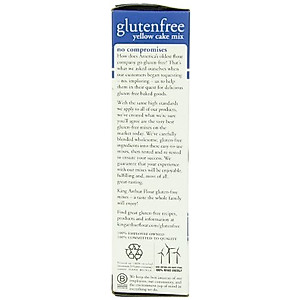 King Arthur, Mix Cake Yellow Gluten Free, 22 Ounce