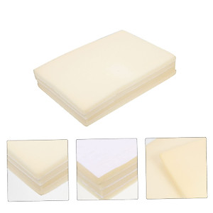 NOLITOY 4pcs Box Jewelry Box Pad Earring Sponge Display Pad Foam Ring Insert Display Trays Ring Holder Insert Ring Organizer Tray Ring Display Case Sponge Mat Ring Frame White Sink
